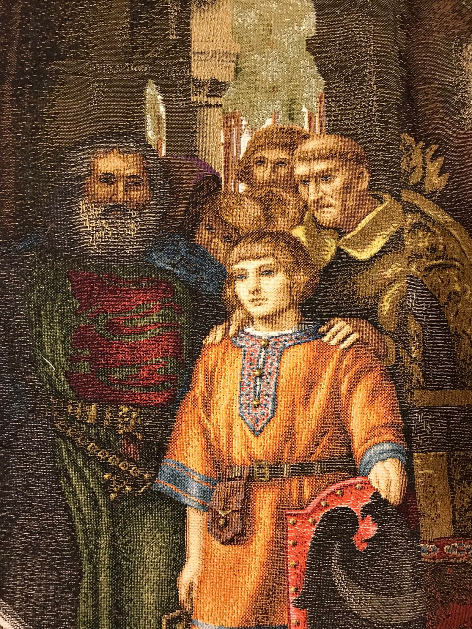 The Accolade Knighting Ceremony Reproduction of Leighton’s Painting ...