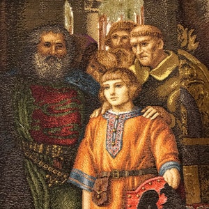 The Accolade Knighting Ceremony Reproduction of Leighton’s Painting ...