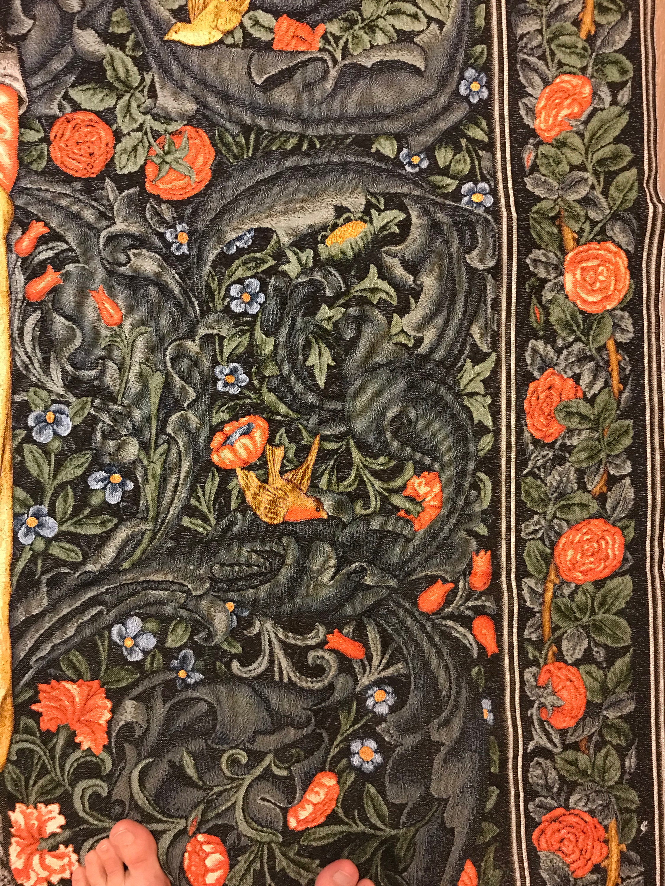 Flora William Morris Mille Fleur Medieval Design Large | Etsy