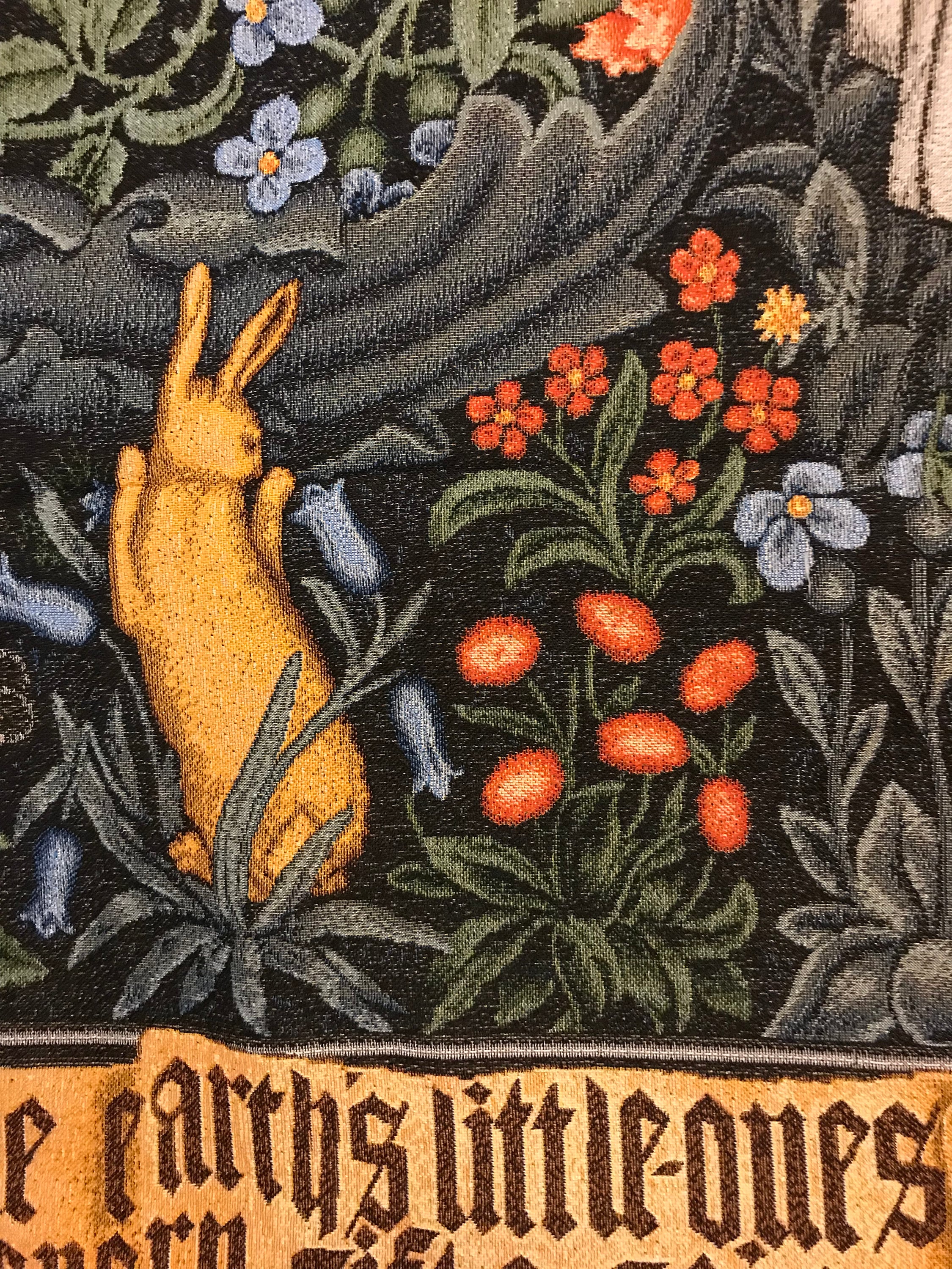 Flora William Morris Mille Fleur Medieval Design Large - Etsy