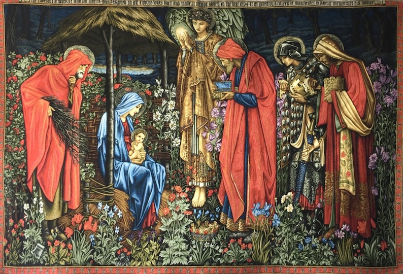 Adoration of the Magi William Morris Christian Religious Nativity ...