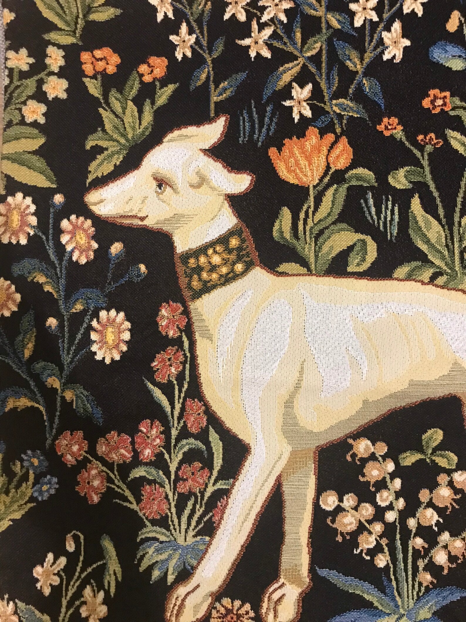 William Morris Dog Classical Tapestry Pillow Case Sham Cover Cushion ...
