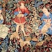 Medieval Shearing Mille Fleur Large Tapestry Wall Hanging 76x52 - Etsy