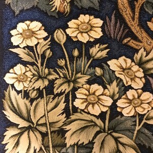 William Morris Art Unfinished Tapestry Forest Creatures Medieval Woods ...
