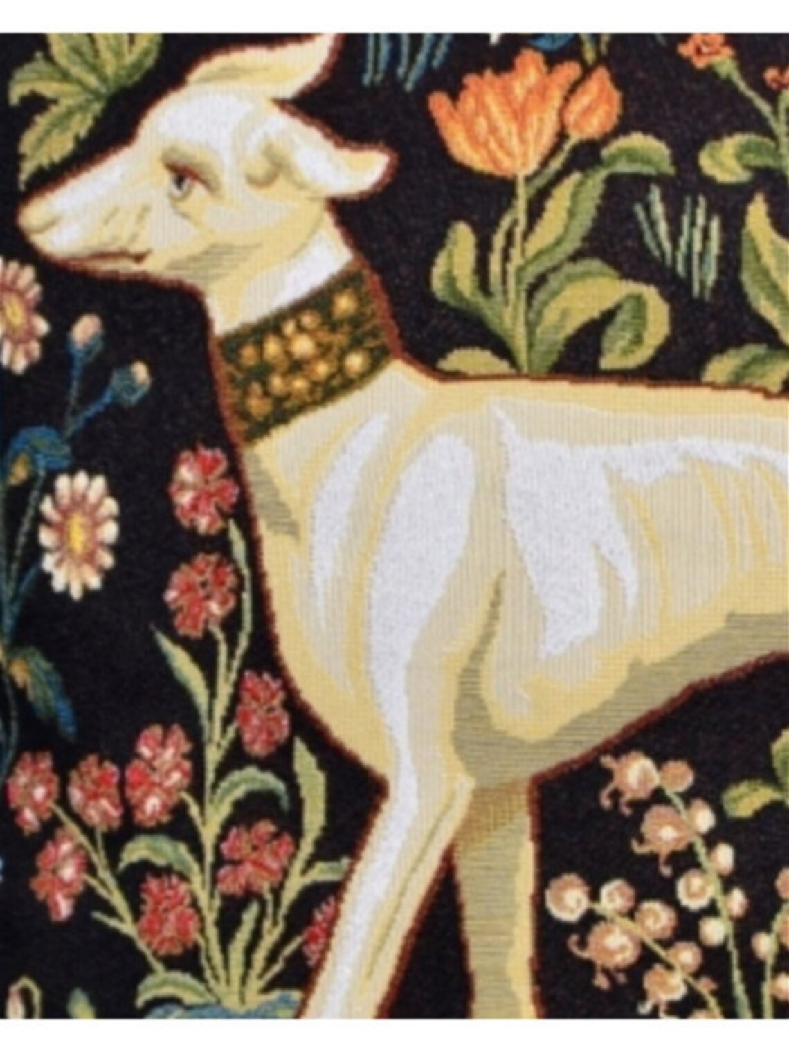 William Morris Dog Classical Tapestry Pillow Case Sham Cover Cushion ...