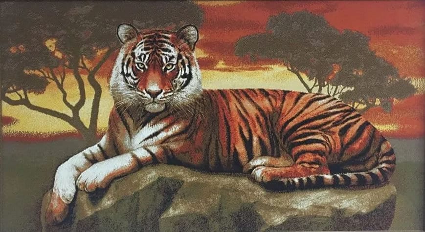 Tapestry Wall Hanging Tiger Wildlife Animalistic Picture - Etsy
