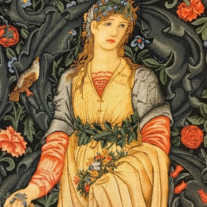 Flora William Morris Mille Fleur Medieval Wallhanging Large Tapestry ...