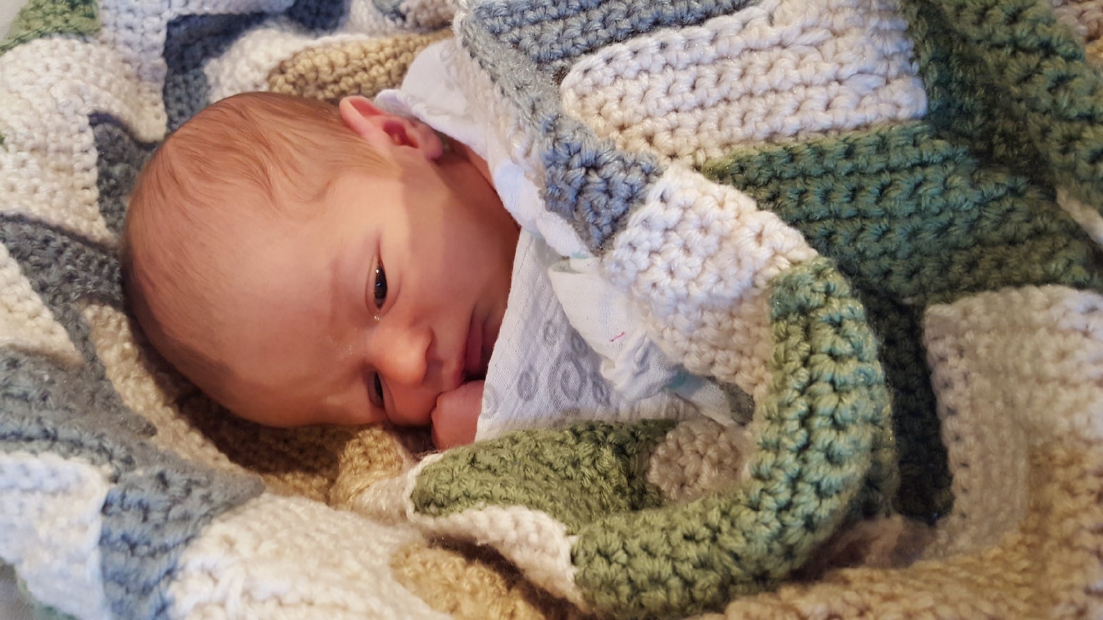 Gender Neutral Crochet Pattern Baby Receiving Blanket Baby Shower Gift ...