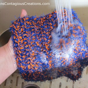 Easy Scrubby Dishcloth Beginner Crochet Pattern Wash Cloth Pot Scrubber ...