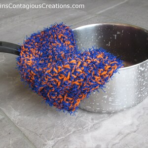 Easy Scrubby Dishcloth Beginner Crochet Pattern Wash Cloth Pot Scrubber ...