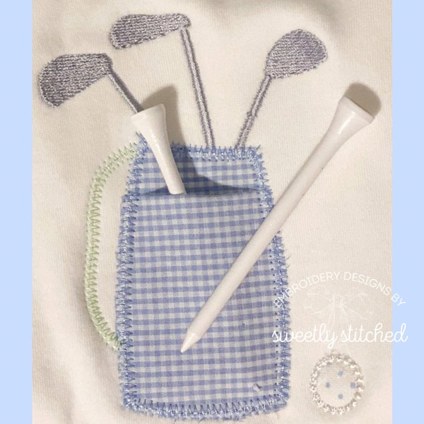 Golf Applique - Etsy