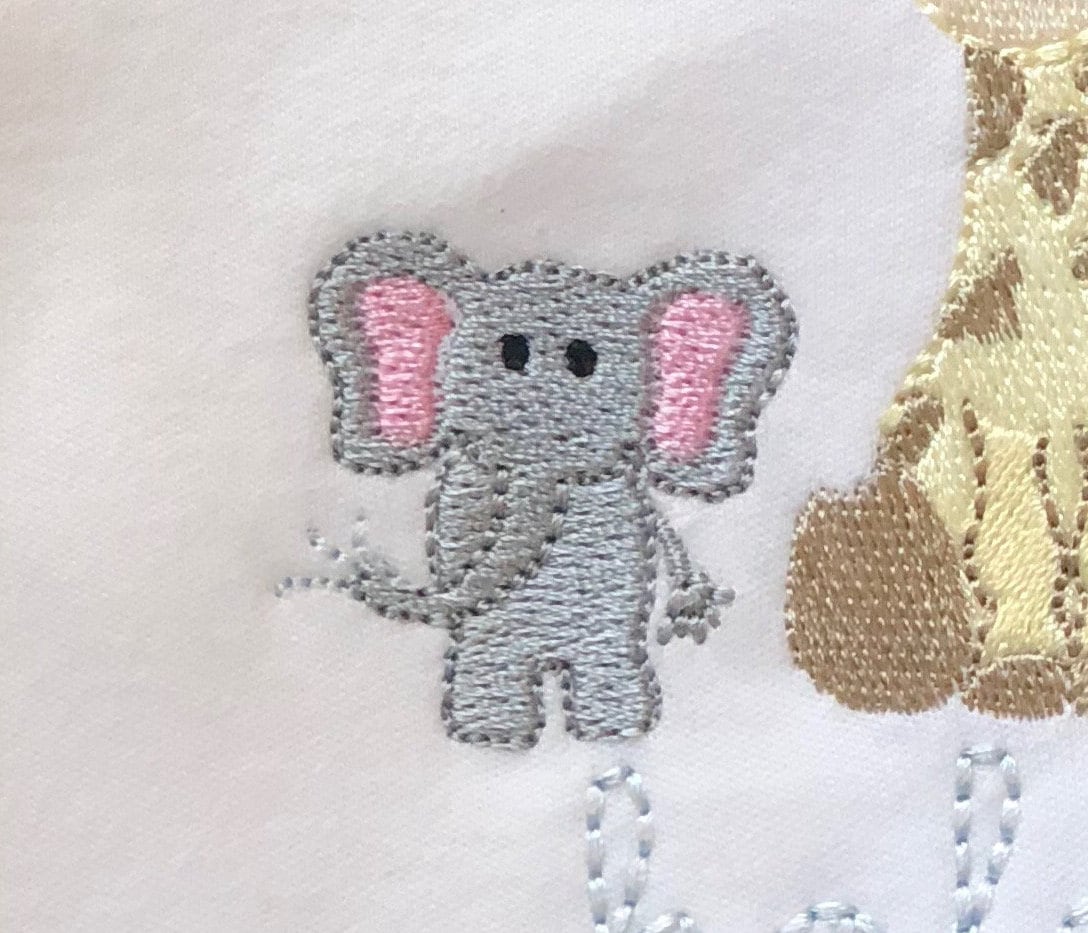 Baby Elephant Machine Embroidery Design - Etsy