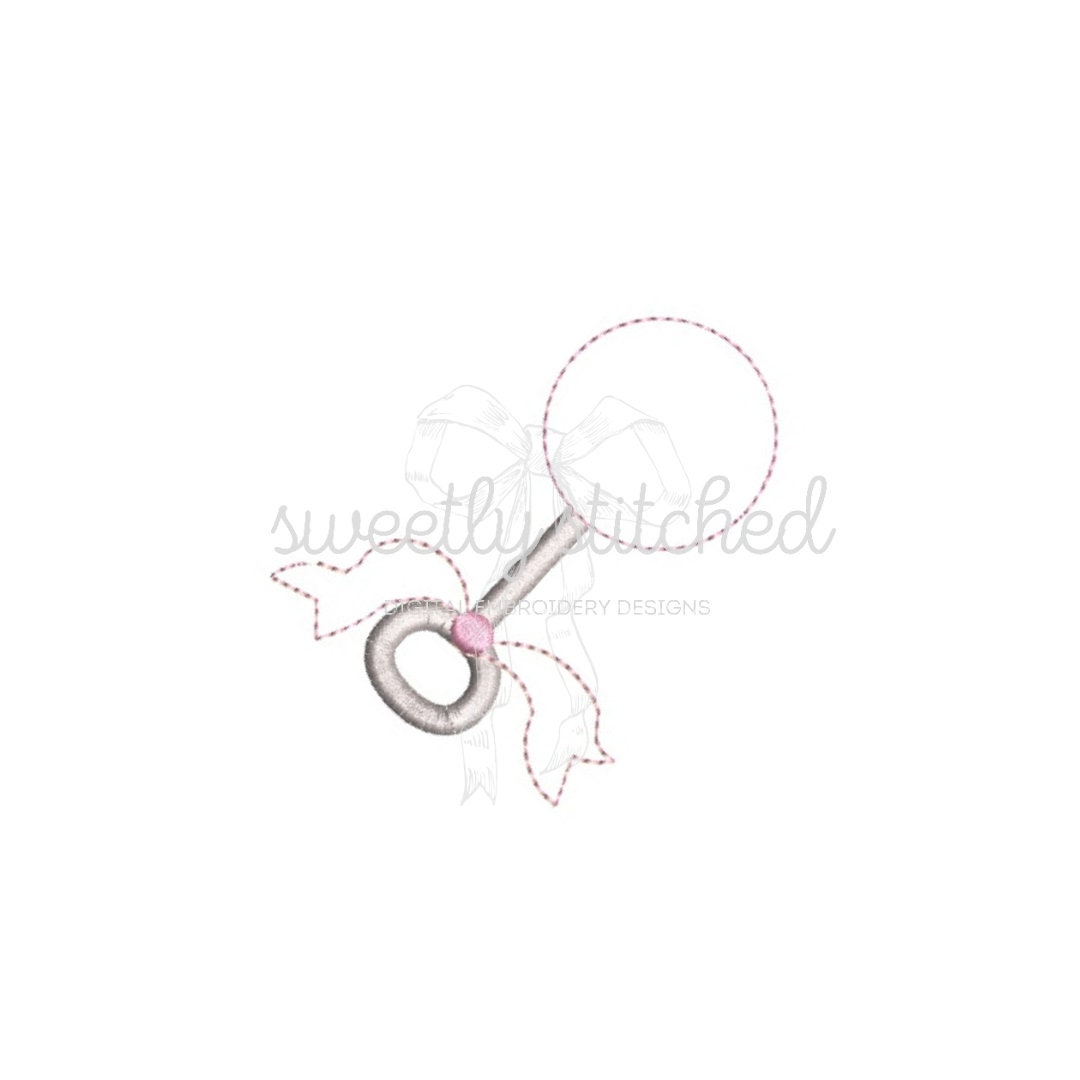 Baby Rattle Mini Applique Machine Embroidery Design - Etsy