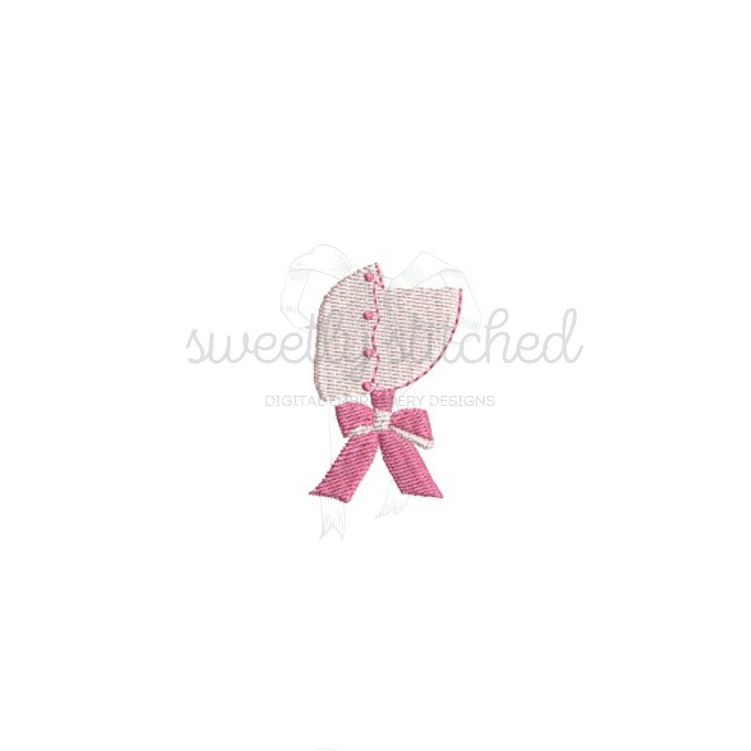 Mini Fill Bonnet Machine Embroidery Design - Etsy