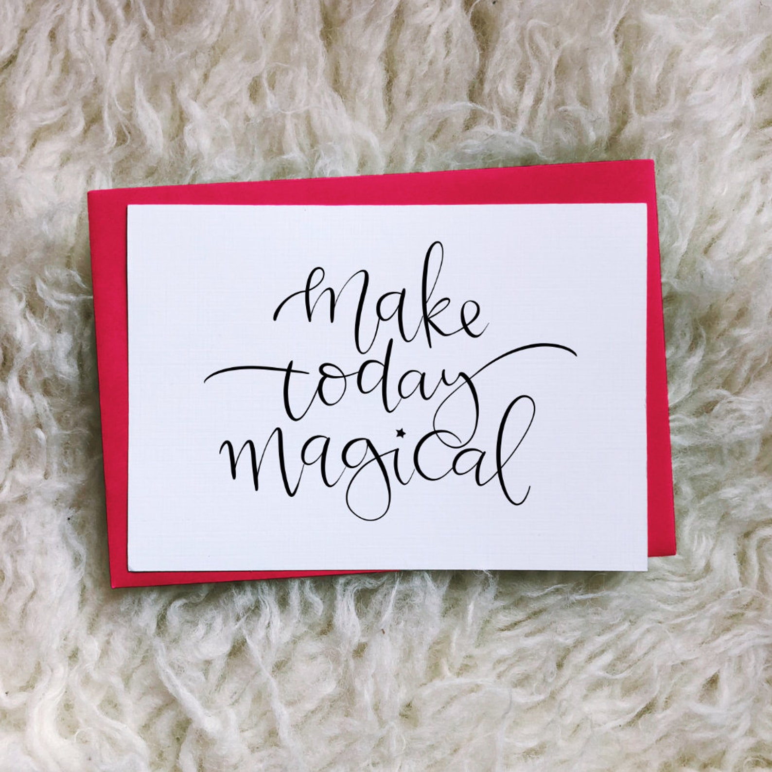 Make Today Magical Positive Sentence Quote Motto Inspiration - Etsy