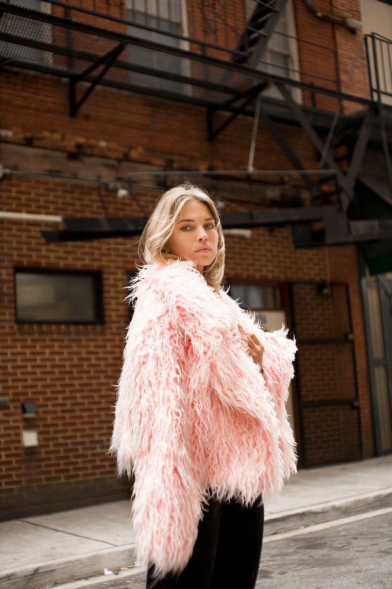 Lama Faux Cropped Jacket || MOVA || - Etsy