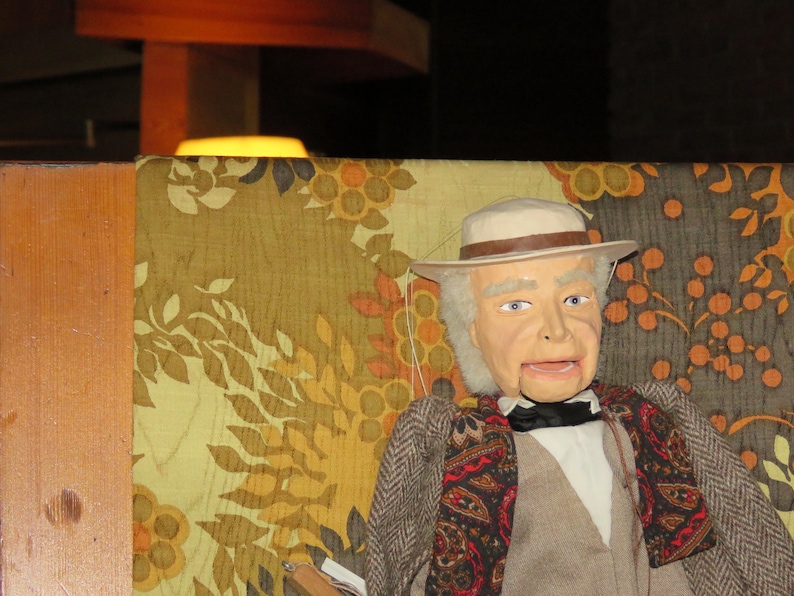 Handmade Frank Lloyd Wright Marionette Puppet Papier Mache by Ken Vogel ...