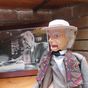Handmade Frank Lloyd Wright Marionette Puppet Papier Mache by Ken Vogel ...