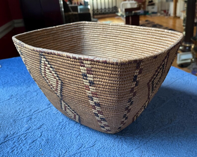 Large Northwest Coast Native American Salish Indigenous Art Basket - Etsy