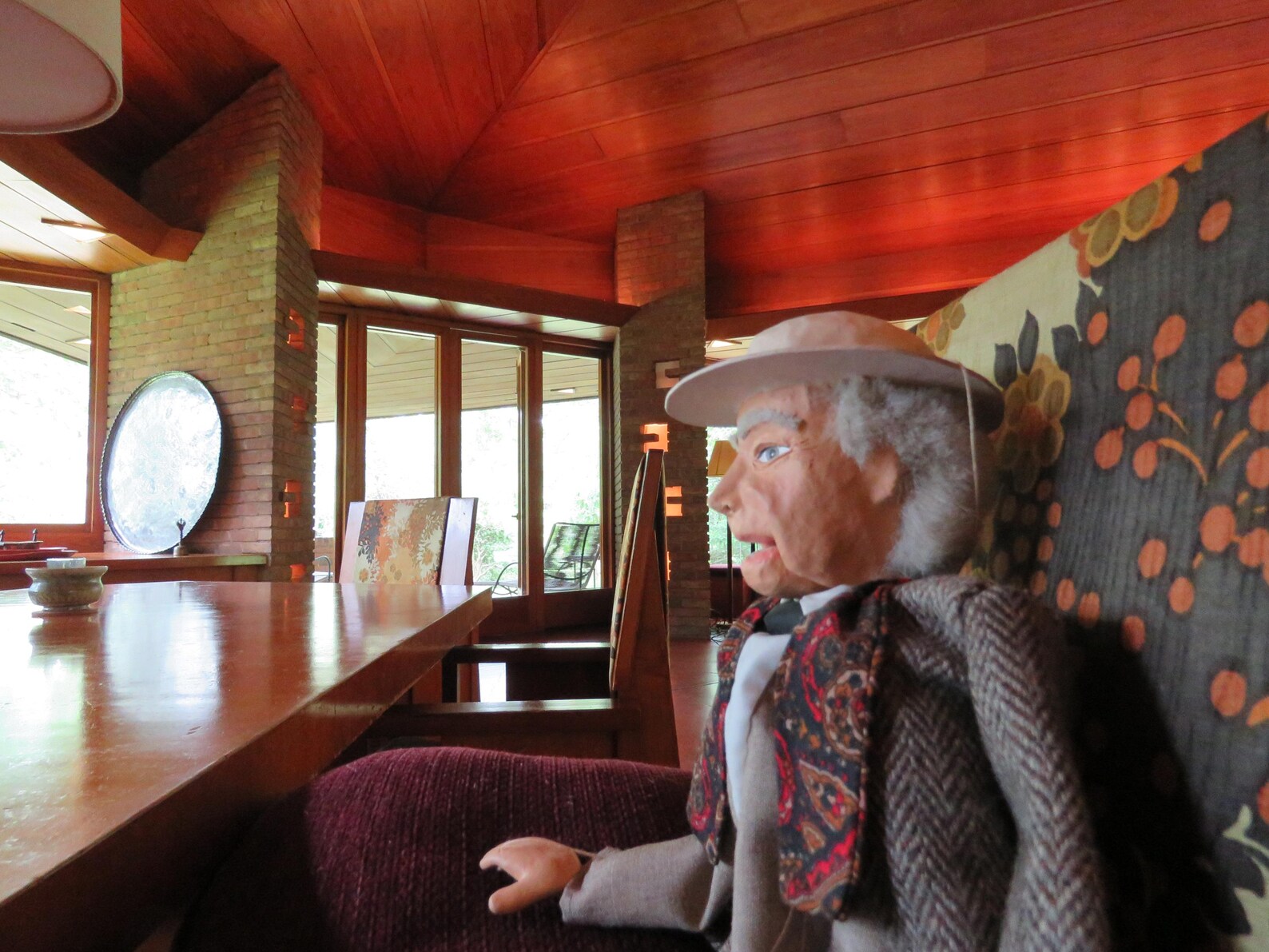 Handmade Frank Lloyd Wright Marionette Puppet Papier Mache by Ken Vogel ...