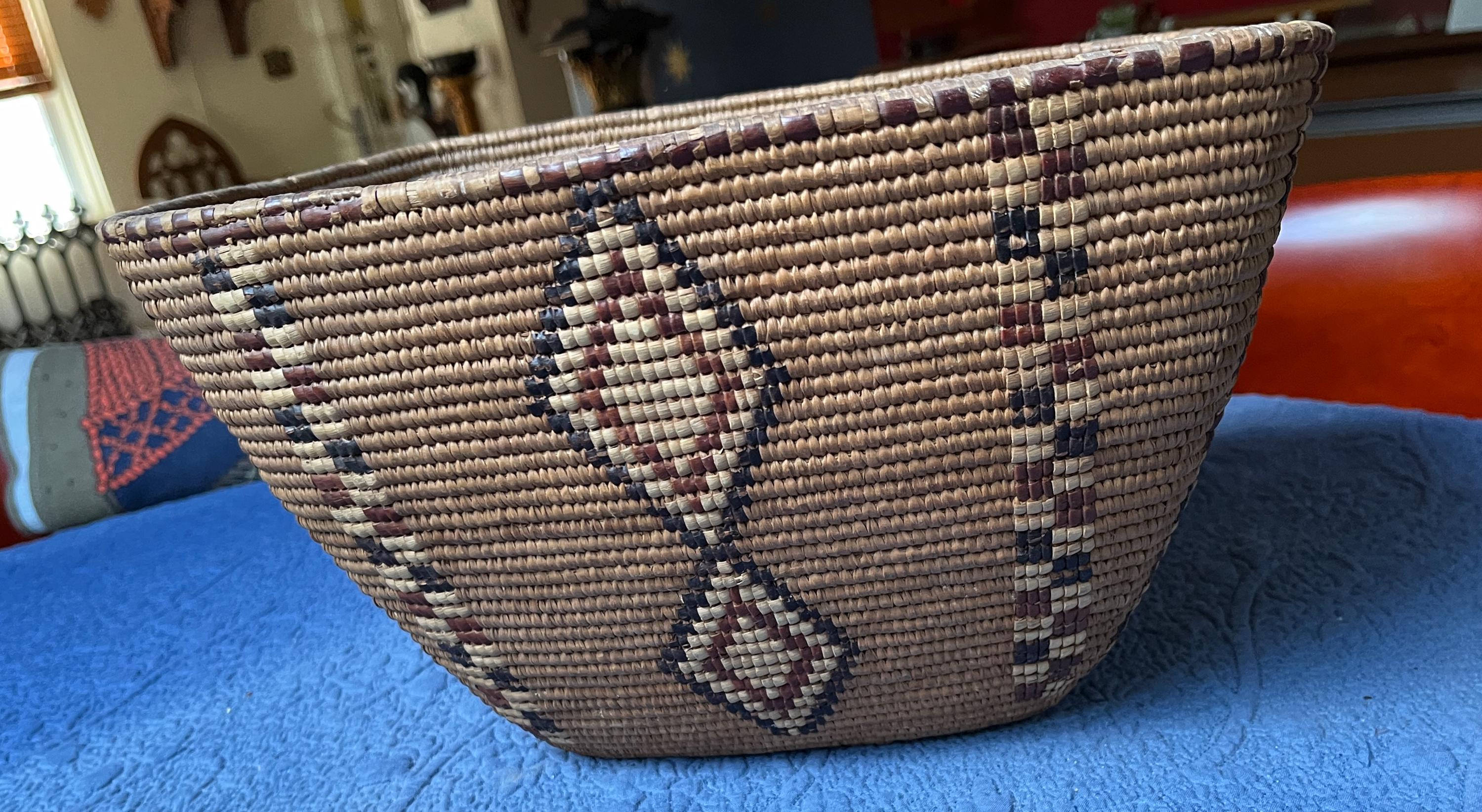 Large Northwest Coast Native American Salish Indigenous Art Basket - Etsy