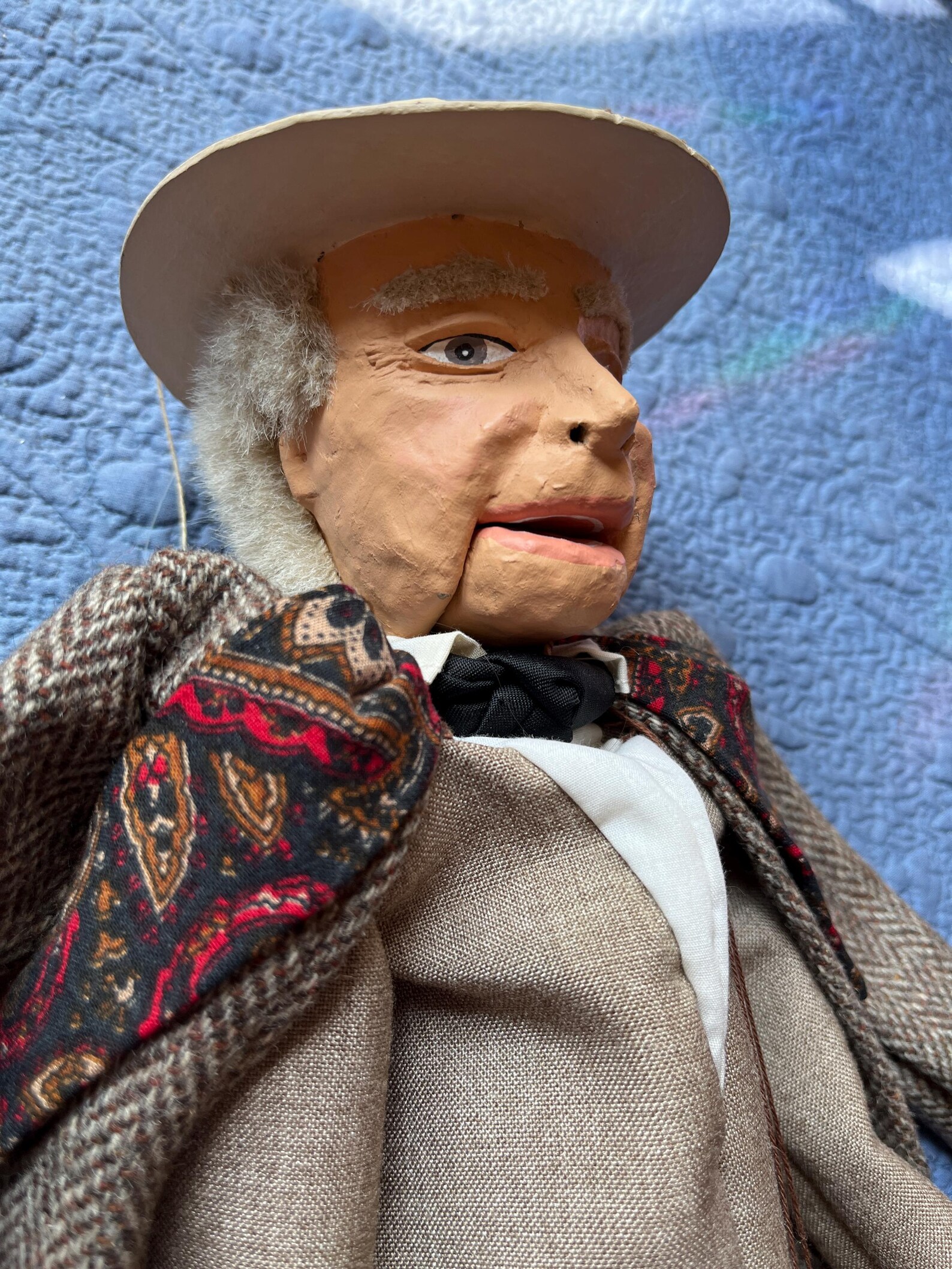 Handmade Frank Lloyd Wright Marionette Puppet Papier Mache by Ken Vogel ...