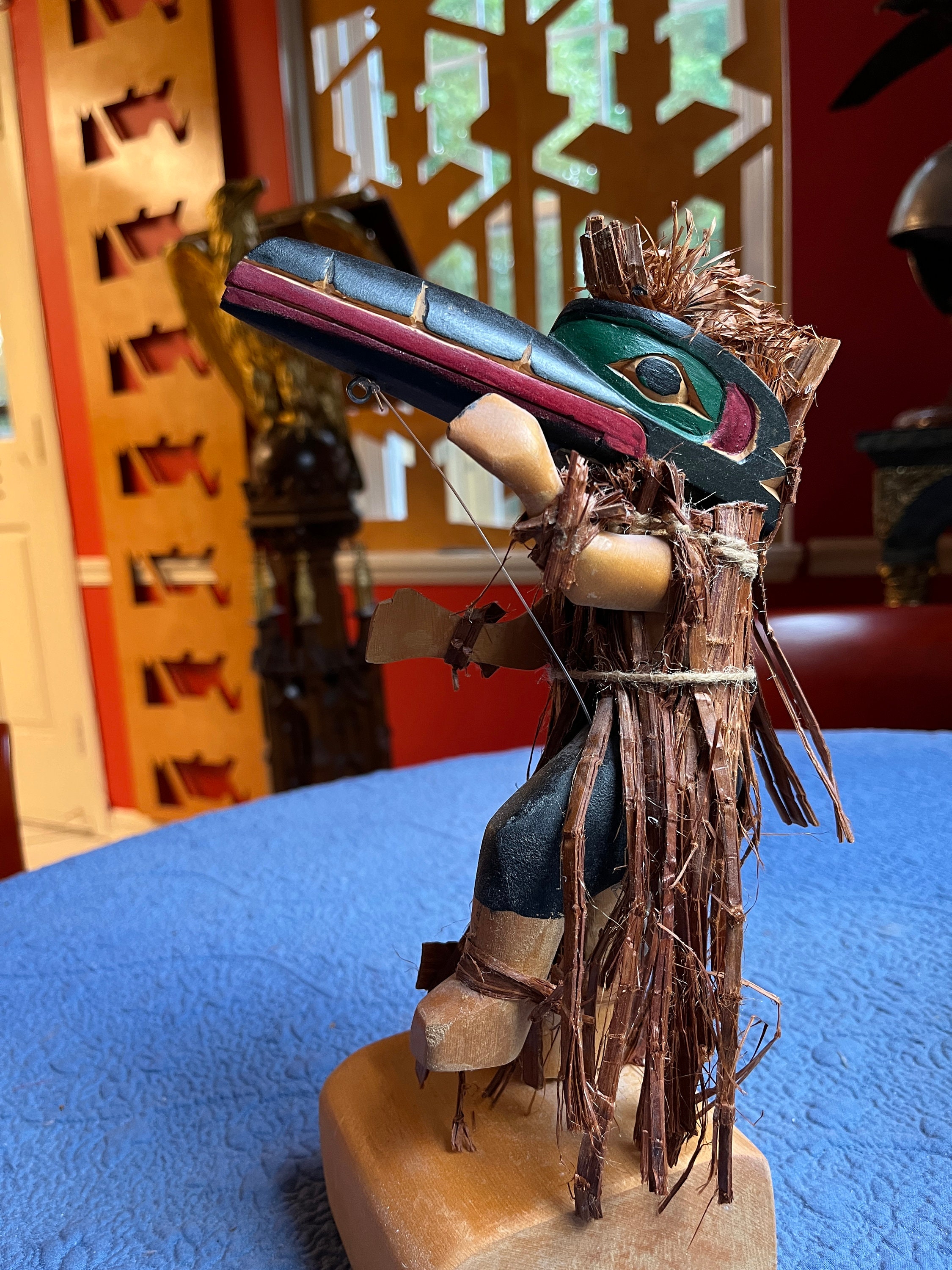 Kwakiutl Northwest Coast Hamatsa Raven Hokhokw Dancer Figure - Etsy