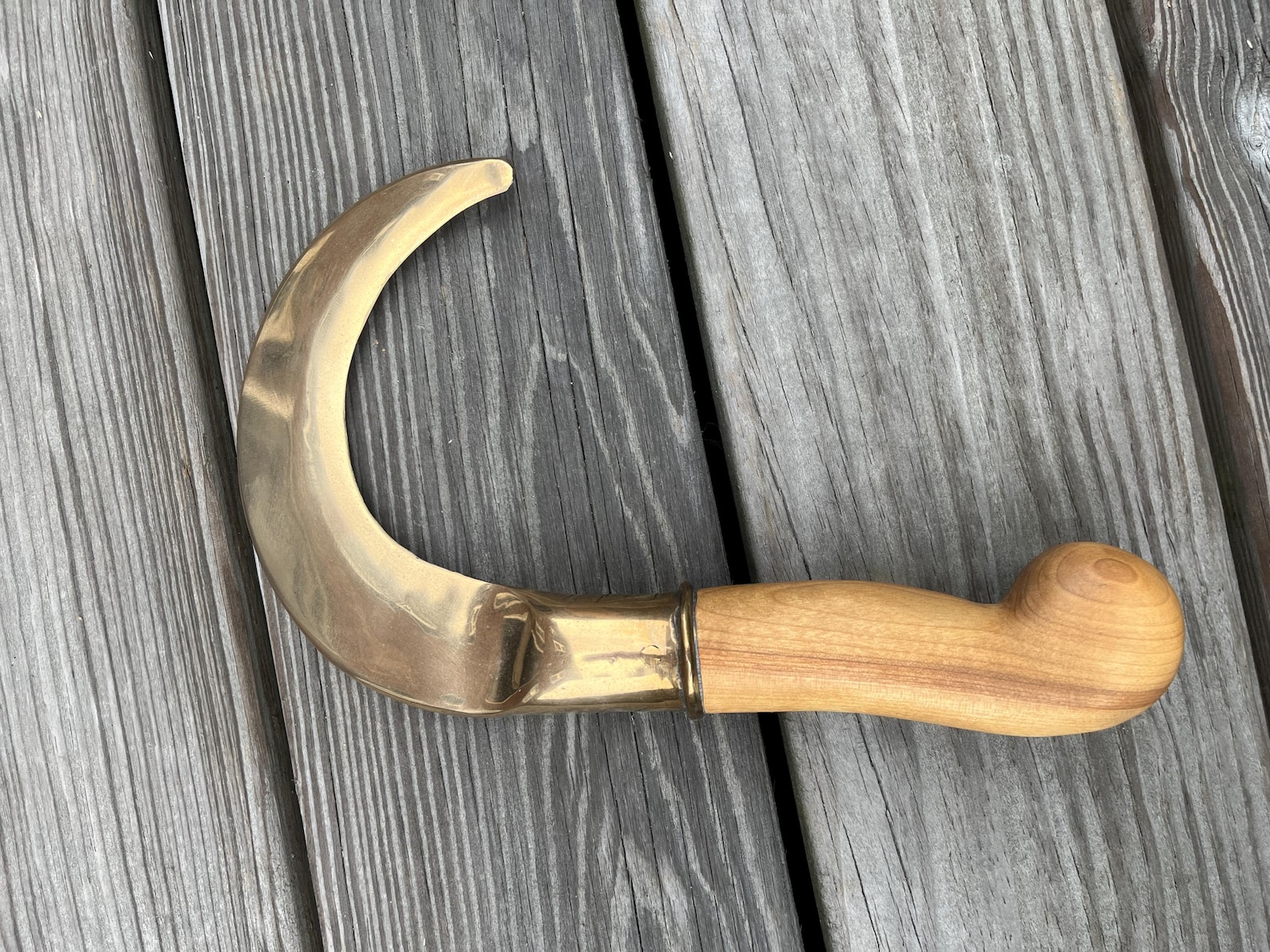 Fully Usable: Replica Ancient Celtic Druid Bronze Age Sickle- Maple ...