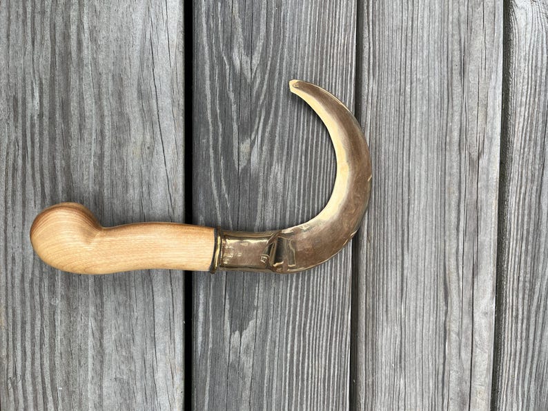 Fully Usable: Replica Ancient Celtic Druid Bronze Age Sickle- Maple ...