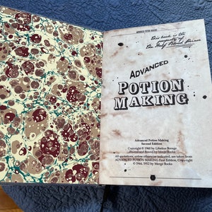 Ultimate Harry Potter Text Book (advanced Potions Making): Readable- Artisan Crafted - Etsy