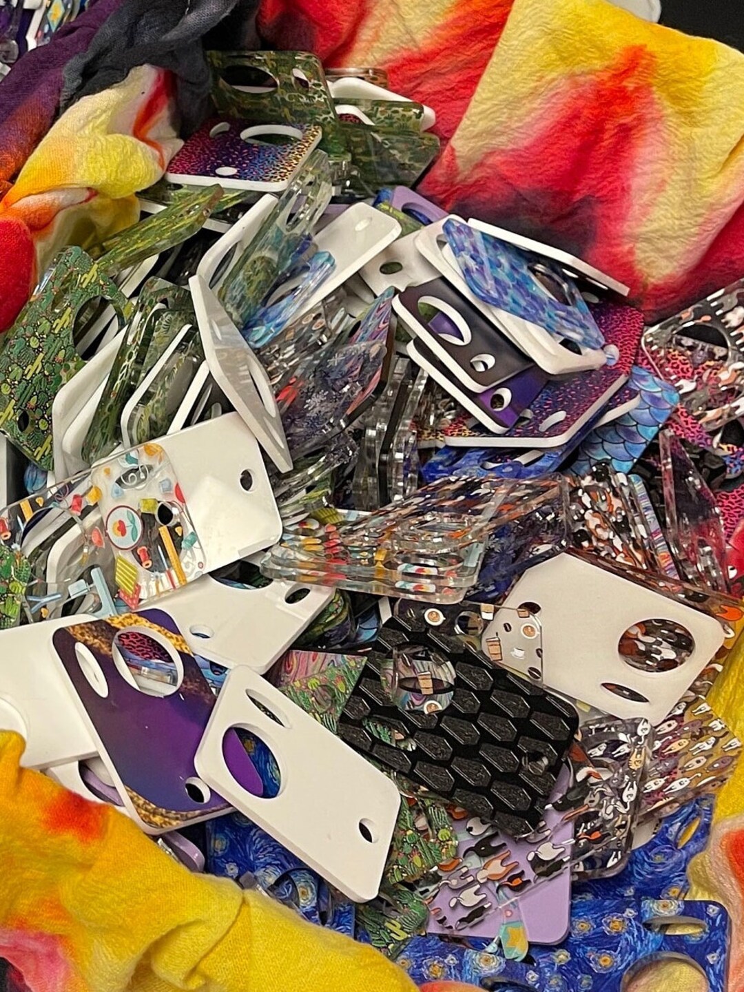 Set of 10 Acrylic Embroidery Floss Drops - Etsy