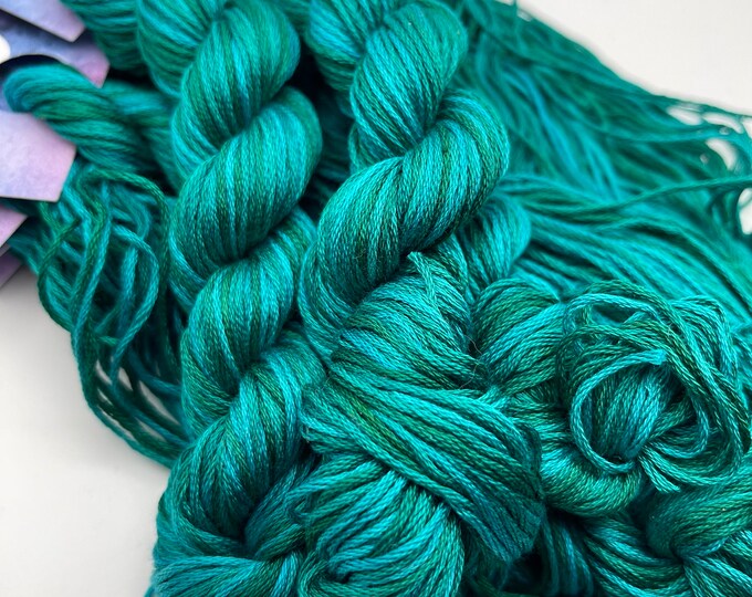 Hand Dyed Floss - 4th Row - Etsy