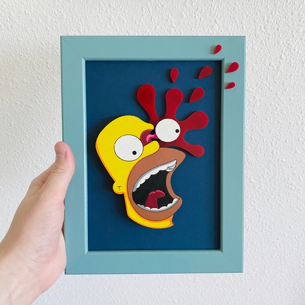 The Simpsons Painting - Etsy