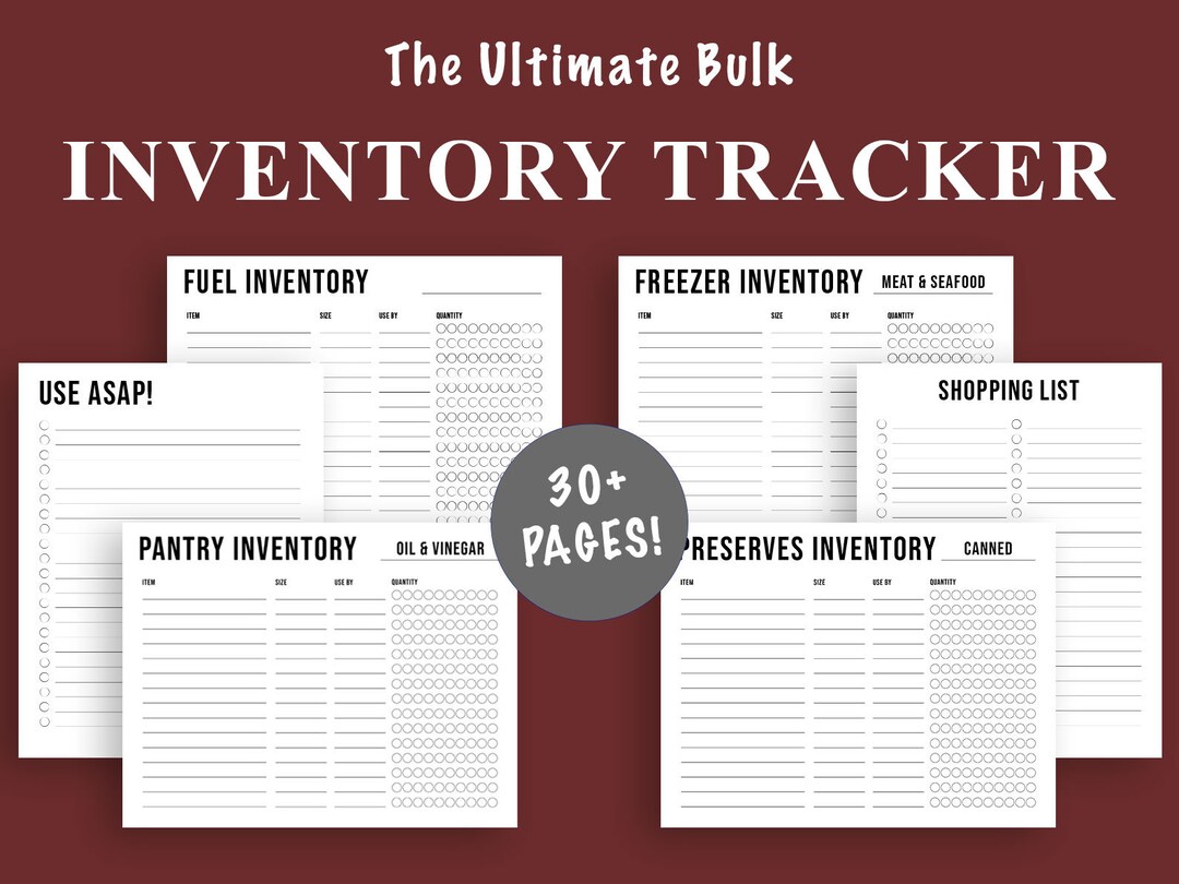 The Ultimate Freezer, Pantry, & Bulk Goods Inventory PRINTABLE | Get ...