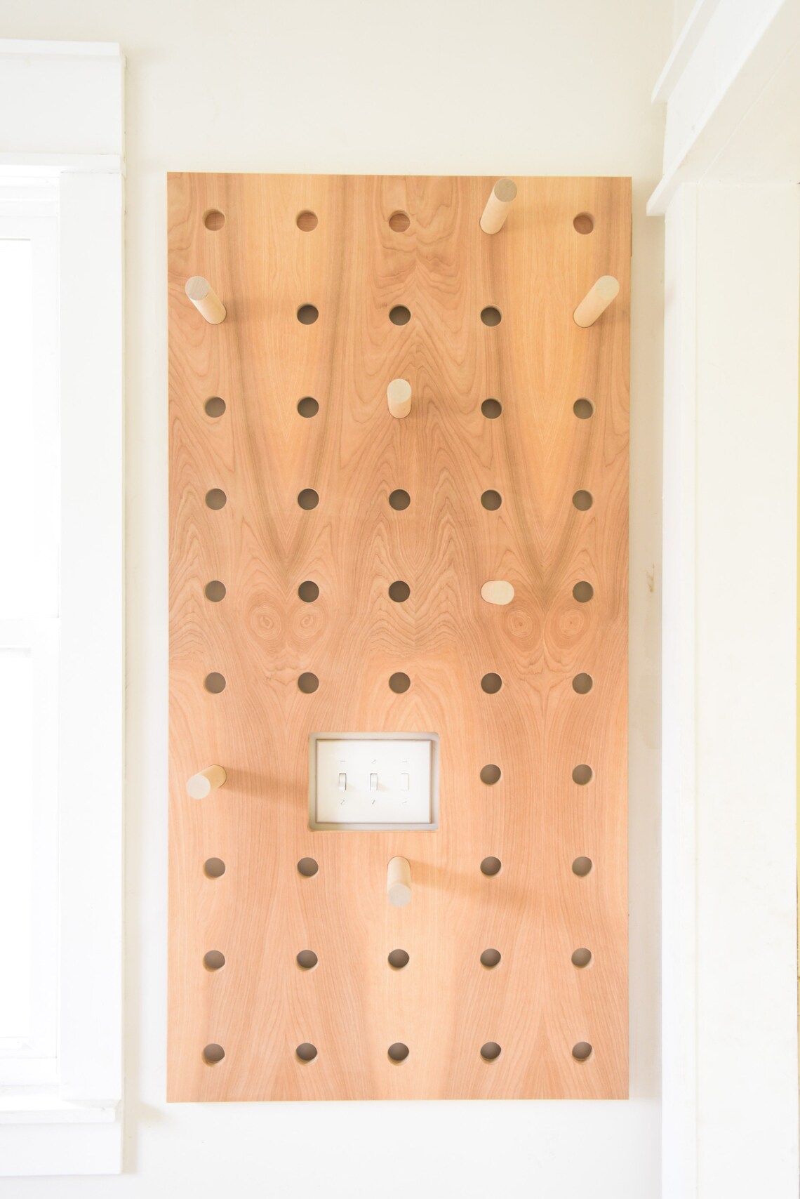 WOODEN PEGBOARD PLANS | Diy Instant Download Woodworking Pdf | Hanging ...