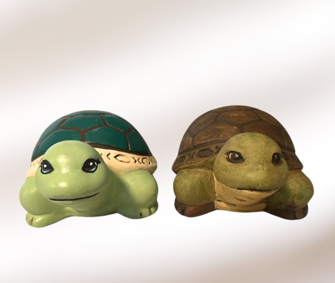 Hand Painted Ceramic Turtle | Turtle Decor | Turtle - Etsy