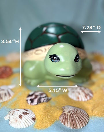 Hand Painted Ceramic Turtle Turtle Decor Turtle - Etsy