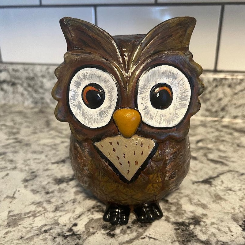 Ceramic Owl Sculpture - Etsy