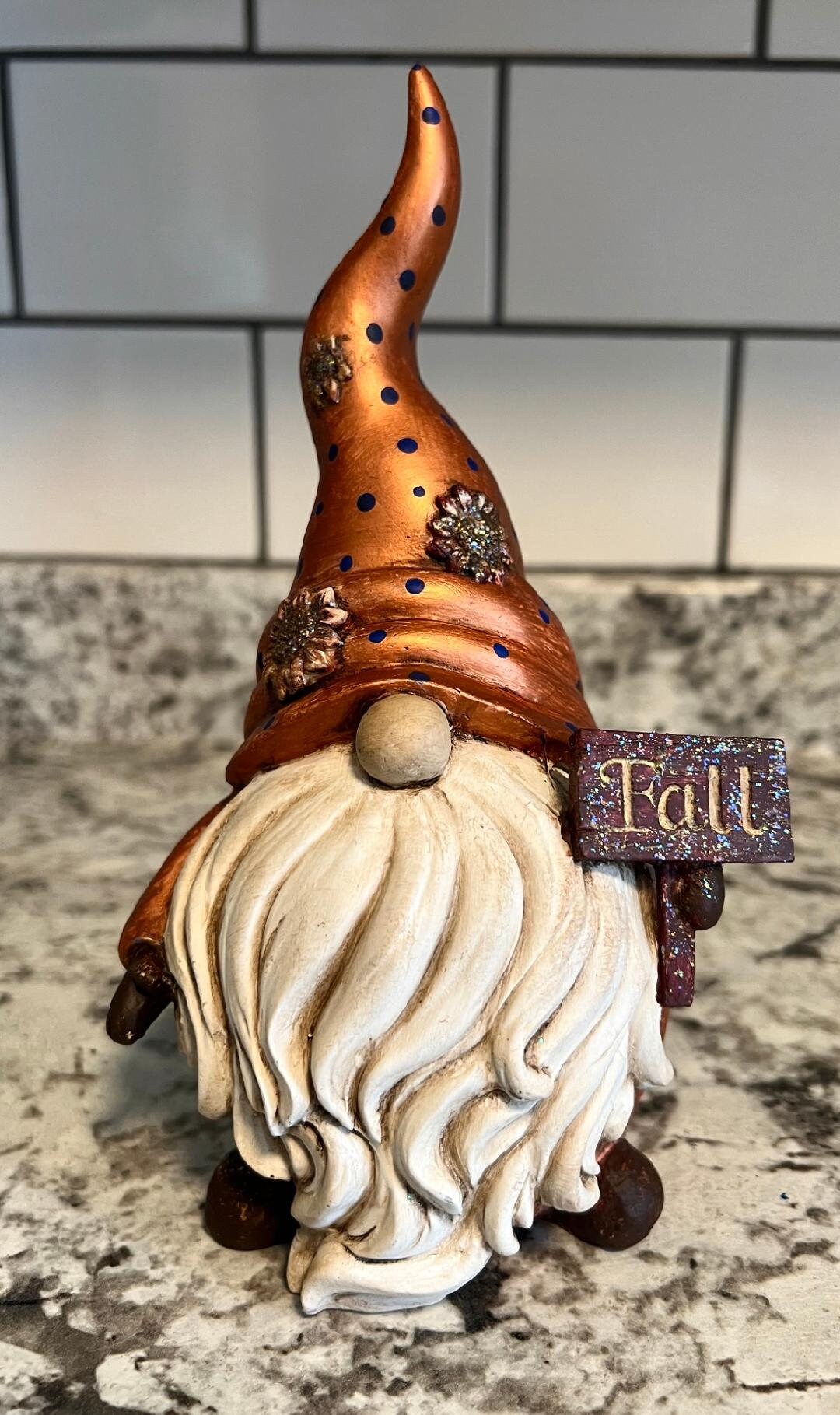 Fall Gnome Sunflower Gnome Hand Painted Gnome Decor Matte Finished ...