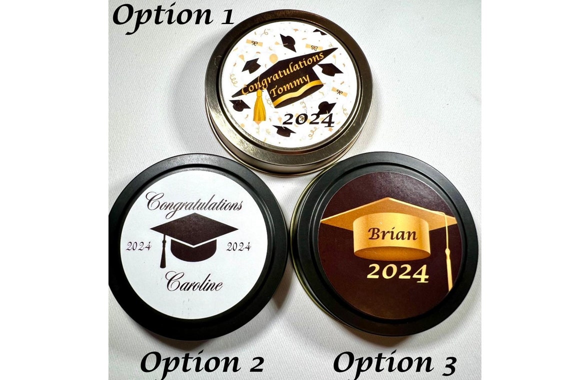 Graduation Candle Favors | 4oz. Candle Party Favors | Graduation Favors ...