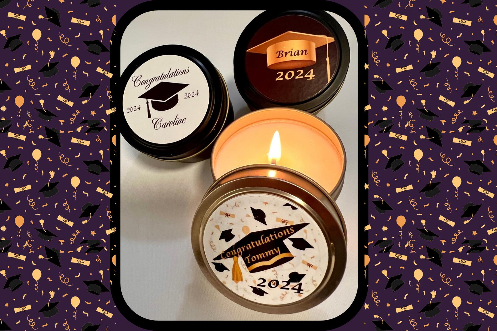 Graduation Candle Favors 4oz. Candle Party Favors Graduation Favors - Etsy