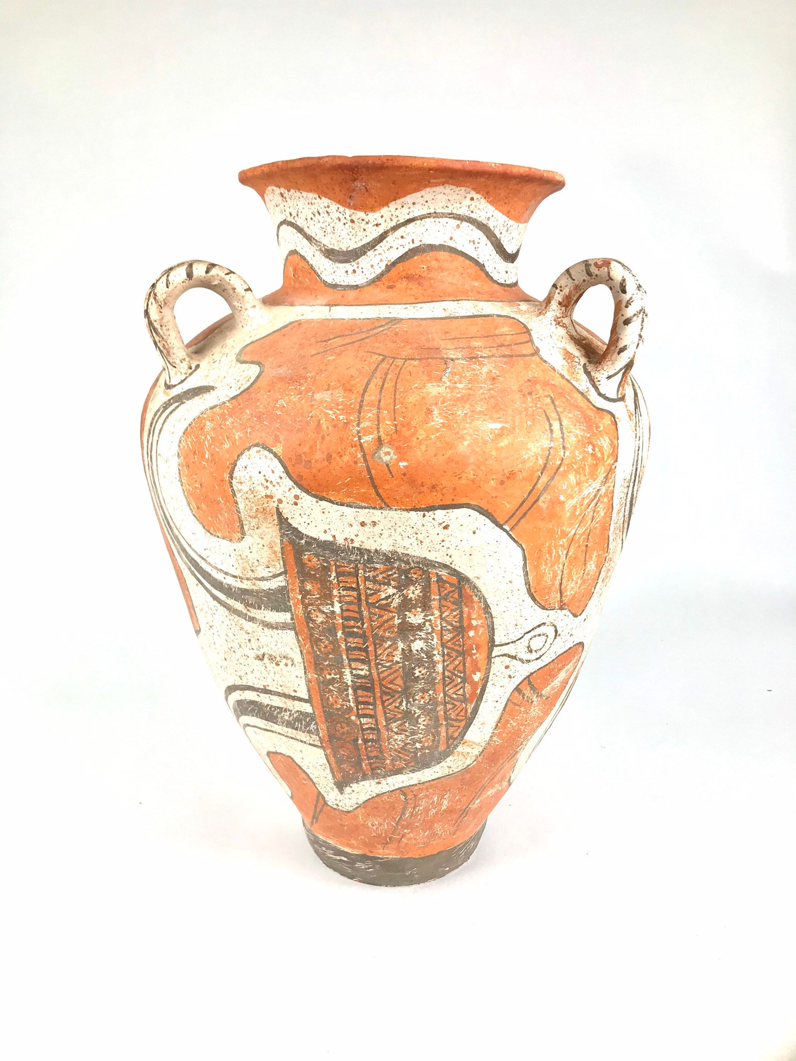 Unique Palace Style Greek Amphora Vase. Traditional Sacrifice Vase ...