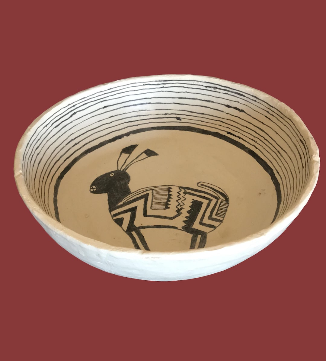 Reproduction Ancient Mimbres Pottery Mogollon Culture, New Mexico, Art ...