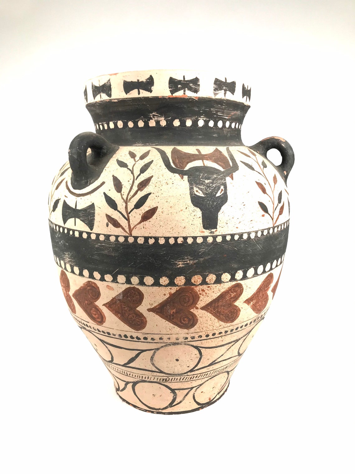 Unique Ancient Greek Amphora Vase. Traditional Sacrifice Vase. - Etsy