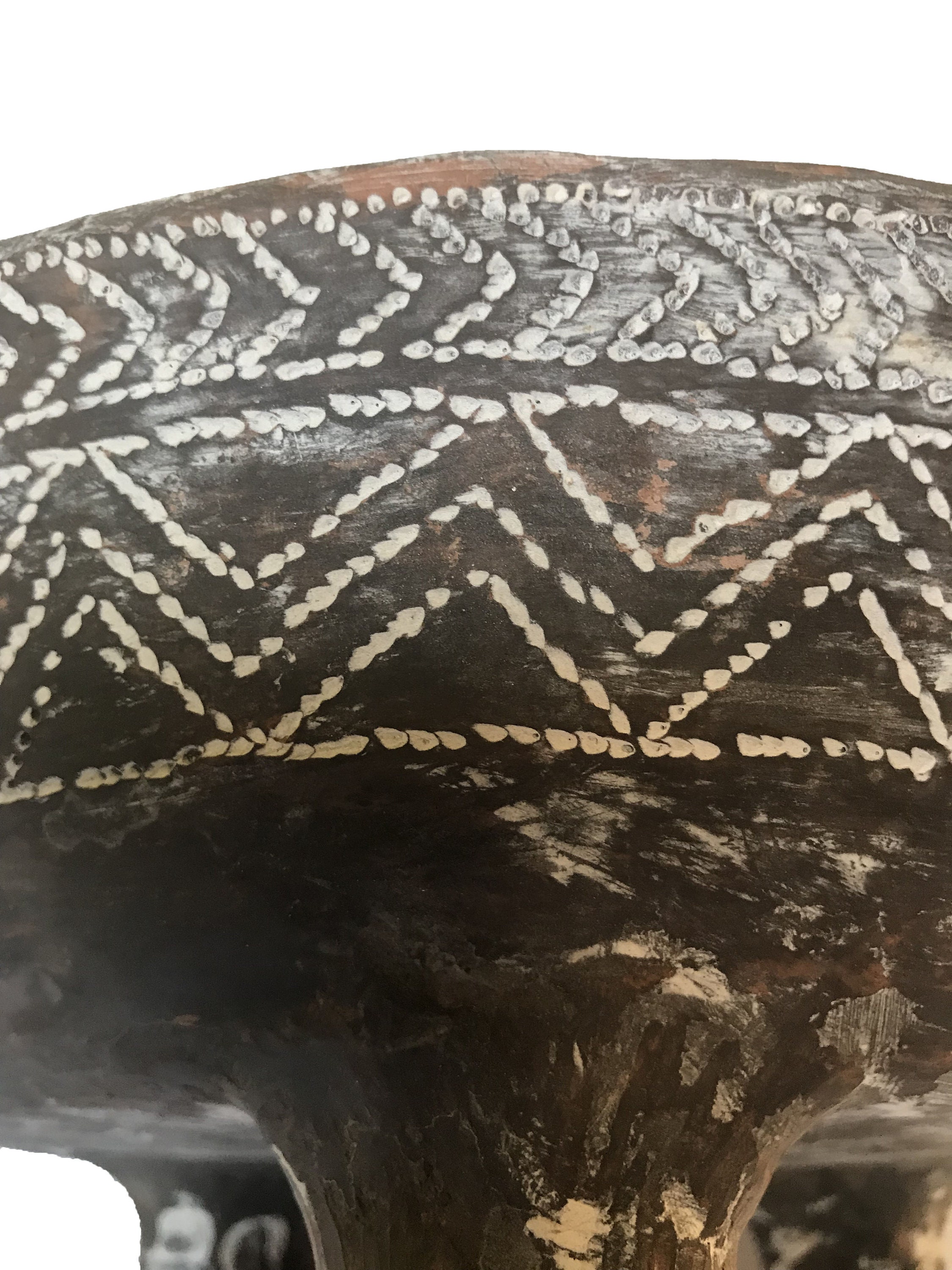 Antique Italian Pottery, Rare Tripod Pot, Solid Sandstone Clay Vase ...