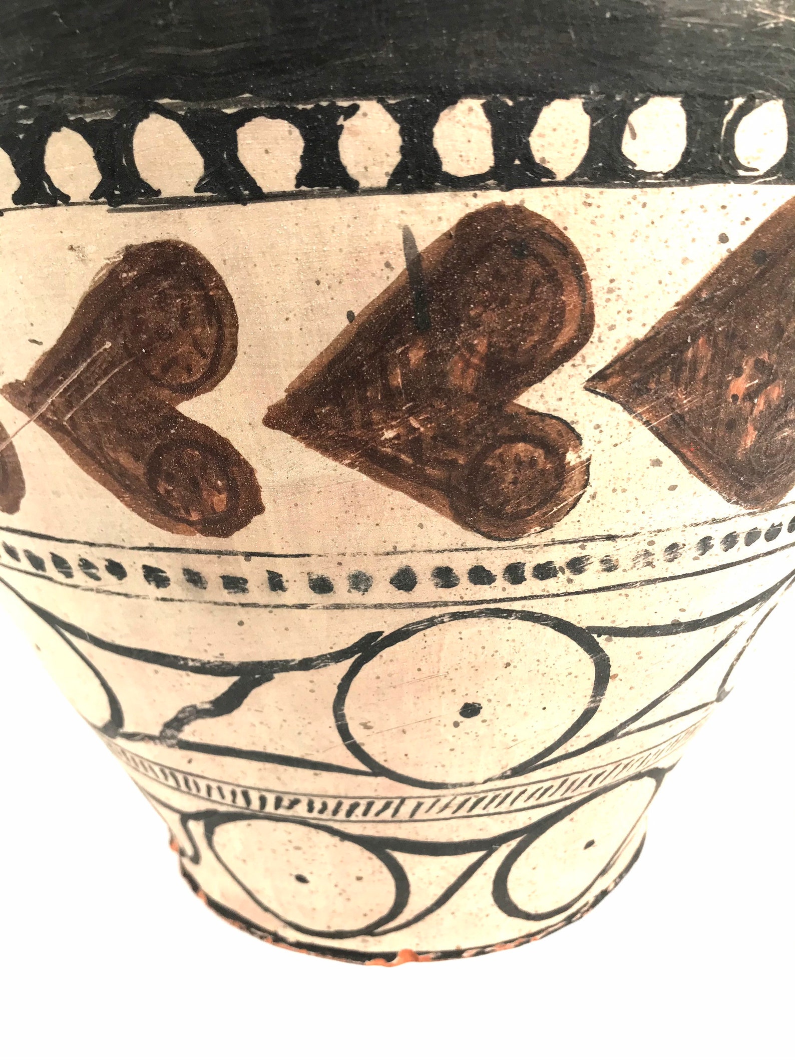 Unique Ancient Greek Amphora Vase. Traditional Sacrifice Vase. Artistic ...