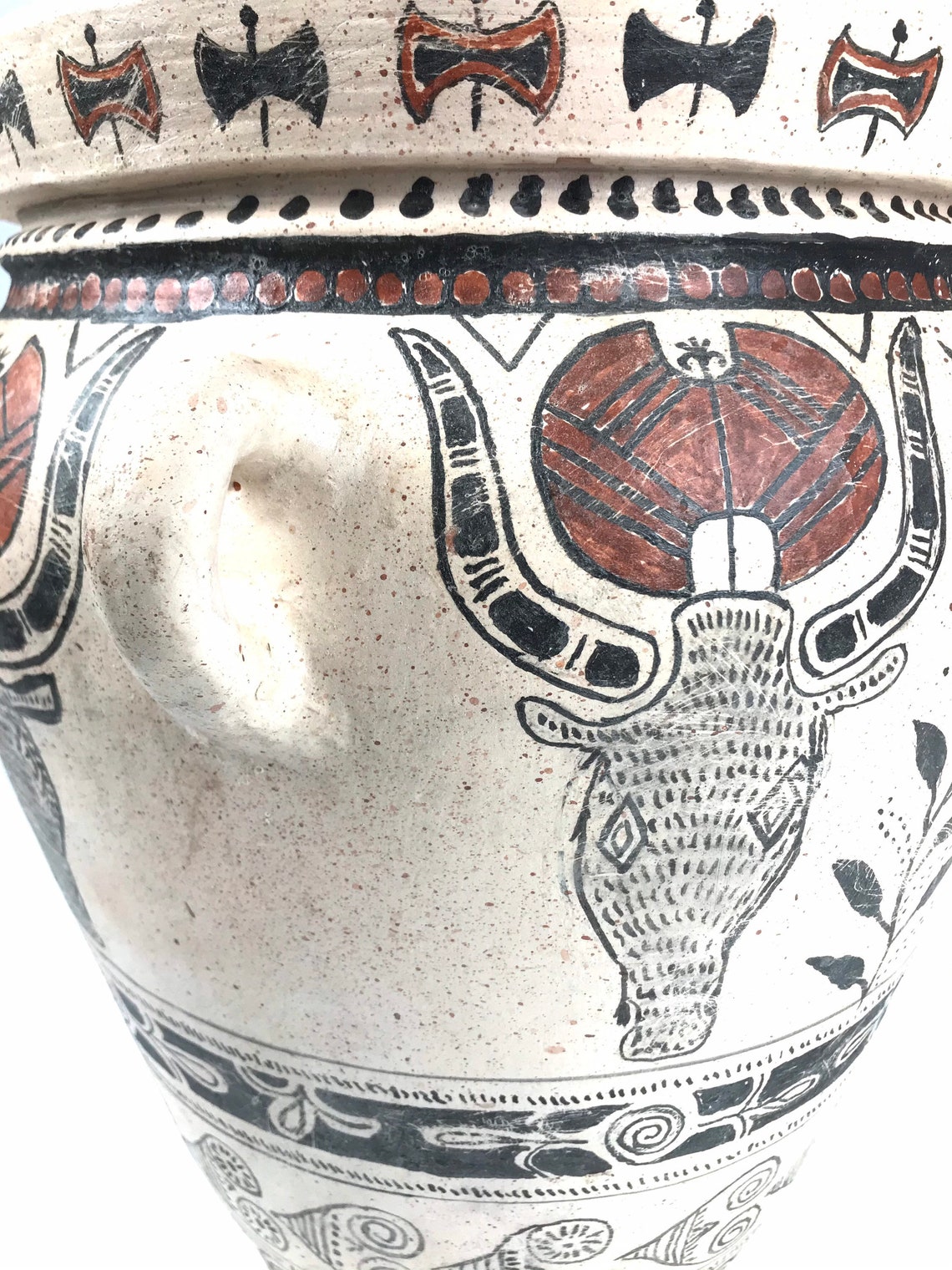 Unique Ancient Greek Amphora Vase. Traditional Sacrifice Vase. - Etsy