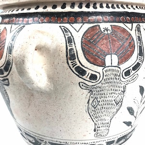 Unique Ancient Greek Amphora Vase. Traditional Sacrifice Vase. Artistic ...