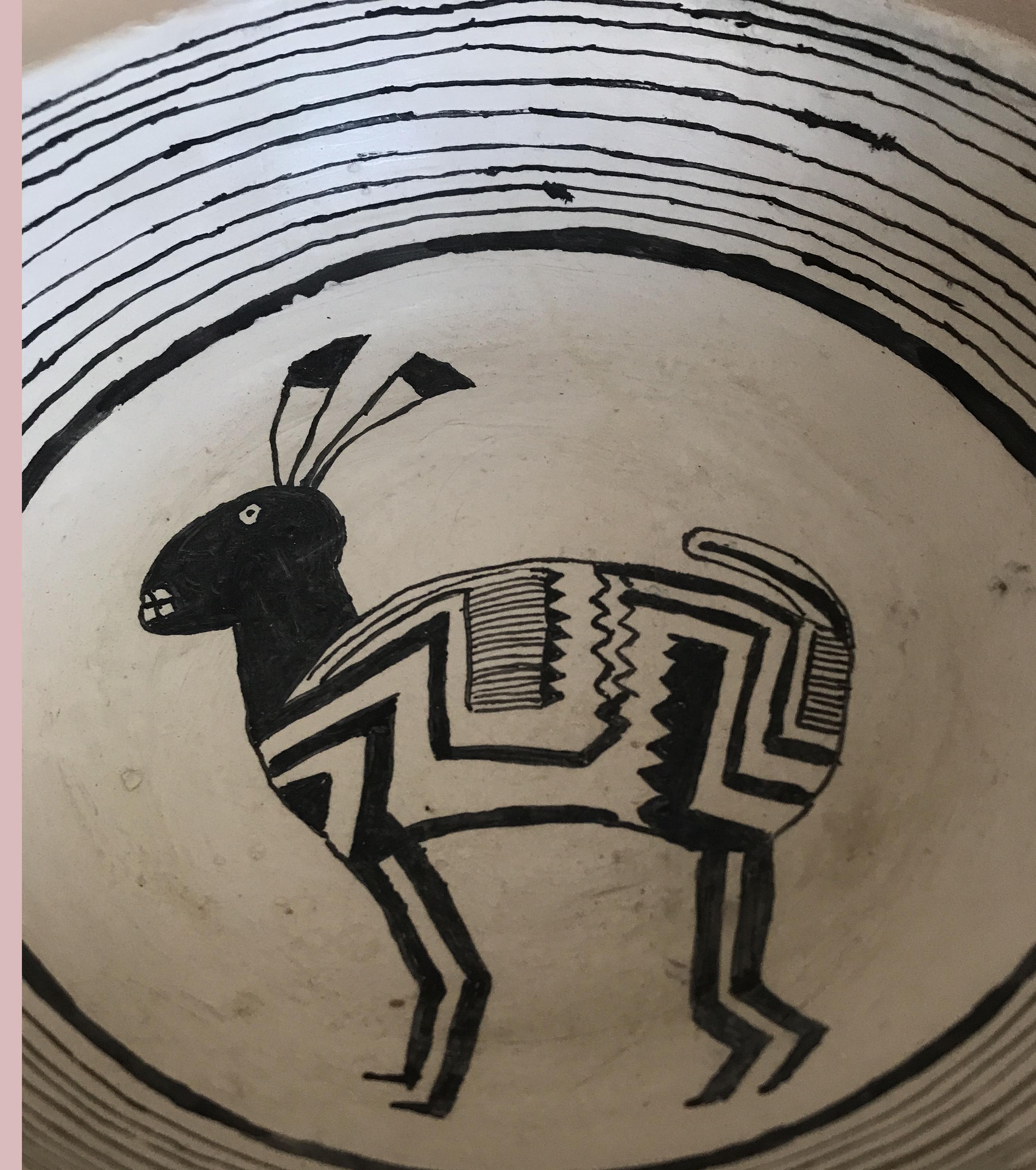 Reproduction Ancient Mimbres Pottery Mogollon Culture, New Mexico, Art ...