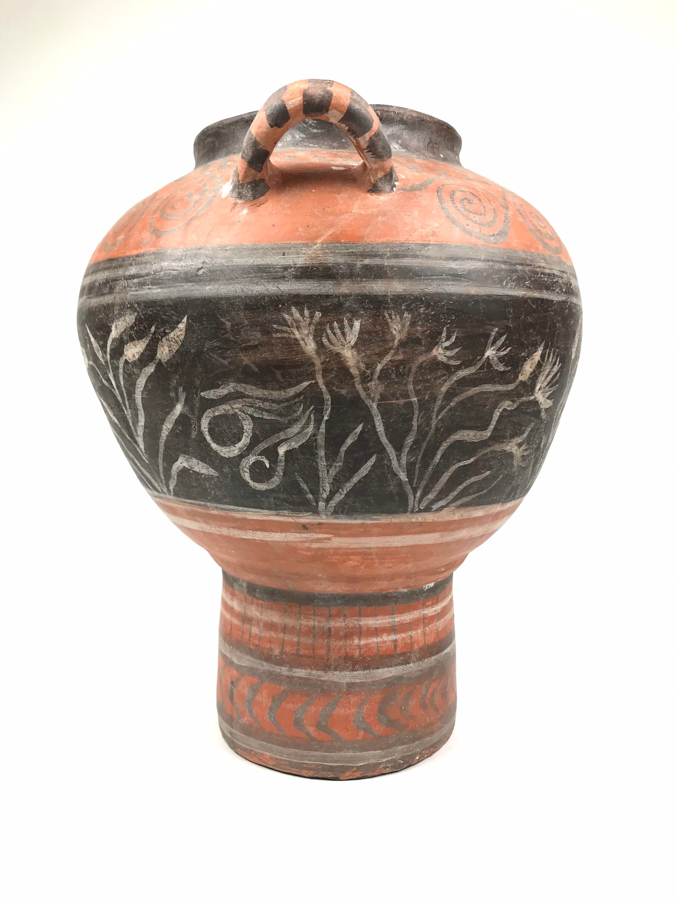 Unique Ancient Greek Amphora Vase. Traditional Sacrifice Vase. Artistic ...